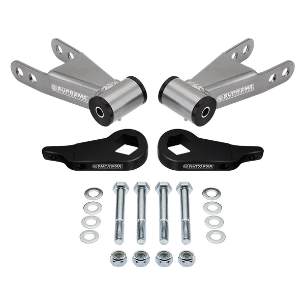 1998-2012 Ford Ranger 4WD 1-3" Front Torsion Keys + 2" Lift Shackles I